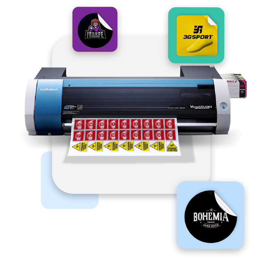 Medidas de impresión de stickers autoadhesivos » 【Volantes Wilson】