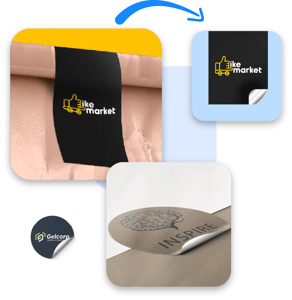 Servicio de impresión stickers personalizados para negocio » 【Volantes ...