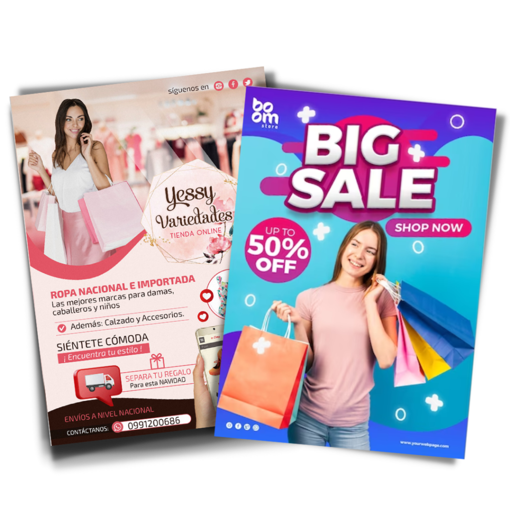 Volantes para tienda de ropa » 【Volantes Wilson】